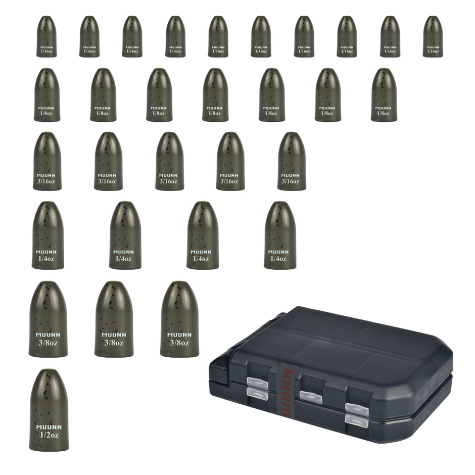 TUNGSTEN WEIGHT COMBO WITH BOX – MUUNN FISHING TACKLE